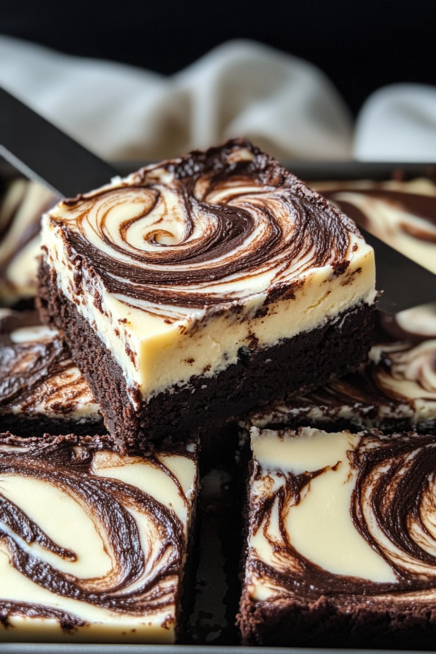 Cheesecake Brownies Recipe – Fudgy, Creamy & Perfectly Marbled