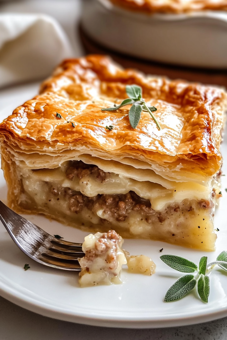 Sausage Gravy Puff Pie – A Comforting Brunch Favorite