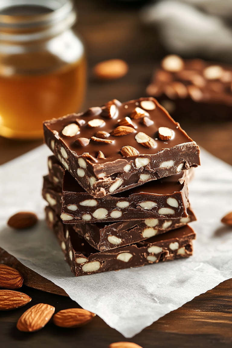 Easy No-Bake Chocolate Crunch Bars Recipe (5 Ingredients) - Tasty Home ...