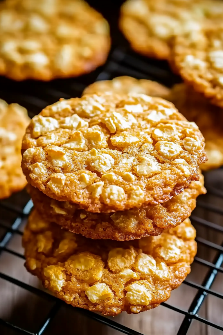 Easy Cornflake Cookies Recipe - Chewy, Crispy & Irresistible - Tasty Home Cooks