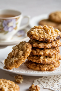Best Oatmeal Walnut Cookies Recipe - Easy & Chewy - Tasty Home Cooks
