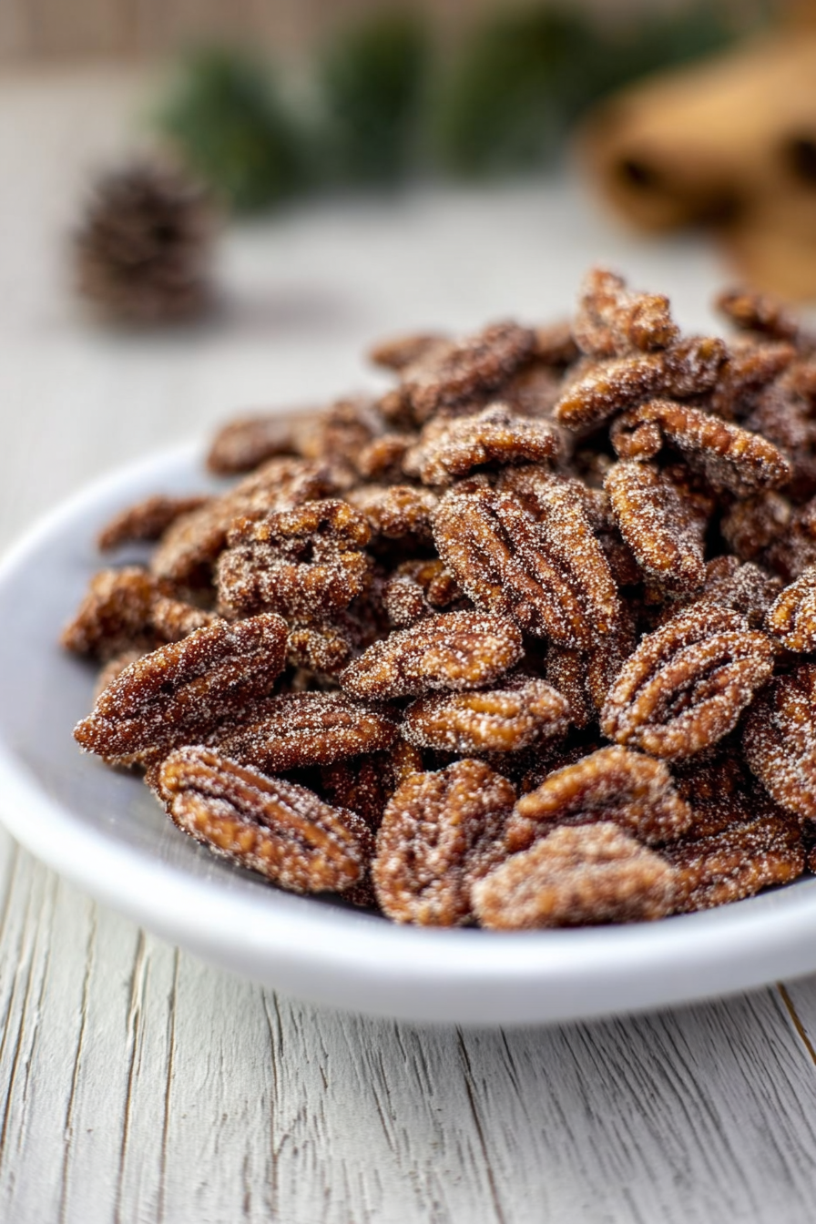 Easy Gingersnap Pecans Recipe - Spiced Holiday Treats - Tasty Home Cooks