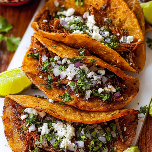 Slow Cooker Birria Tacos Recipe - Easy Shredded Beef - Tasty Home Cooks