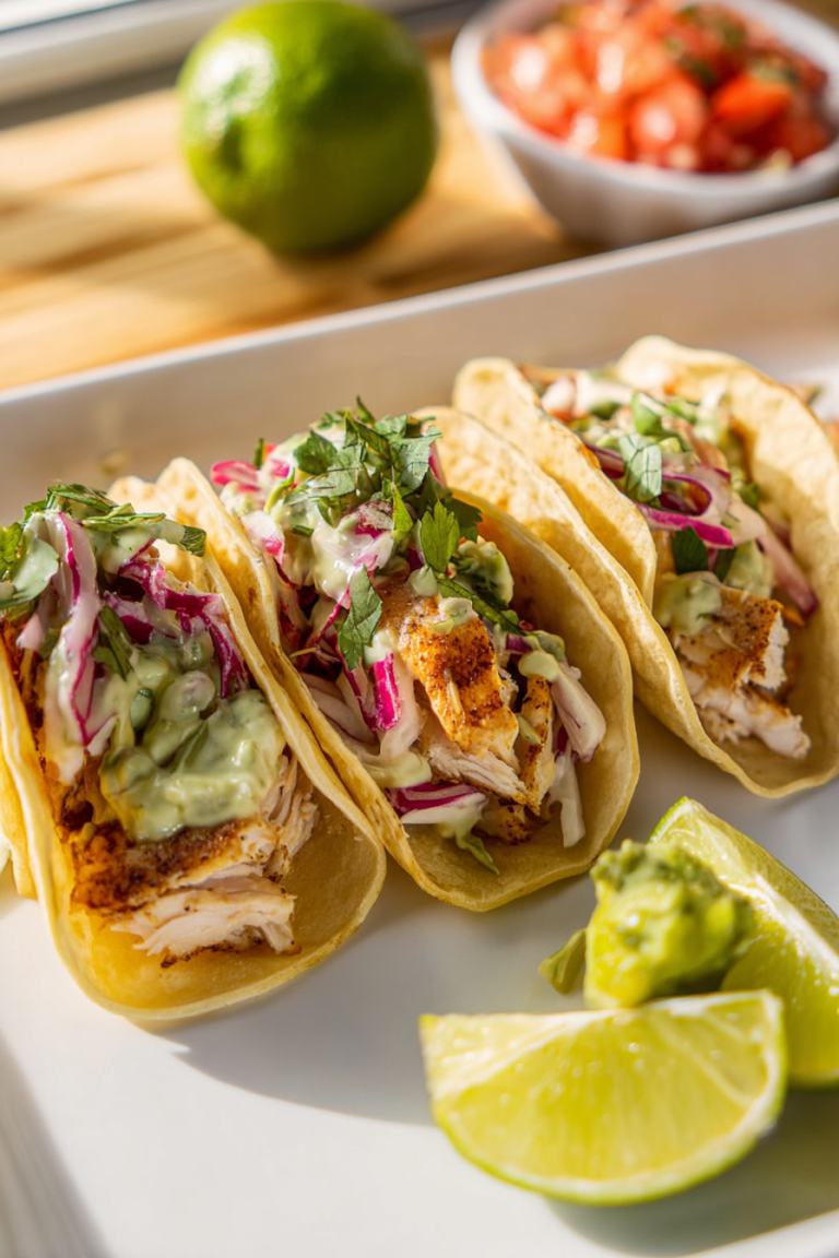 Easy Smoked Fish Tacos Recipe - 25 Minutes - Tasty Home Cooks