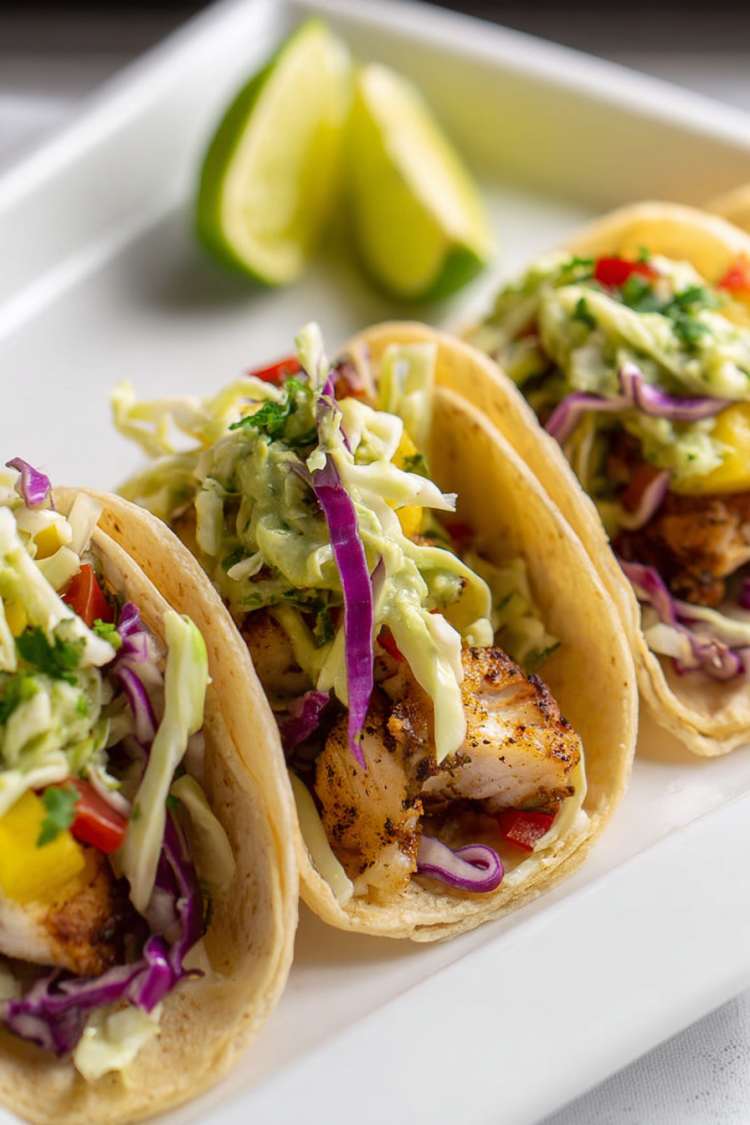 Easy Smoked Fish Tacos Recipe - 25 Minutes - Tasty Home Cooks