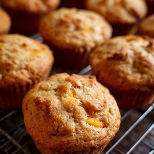 Moist Peach Muffins Recipe - Easy Summer Baking Guide - Tasty Home Cooks
