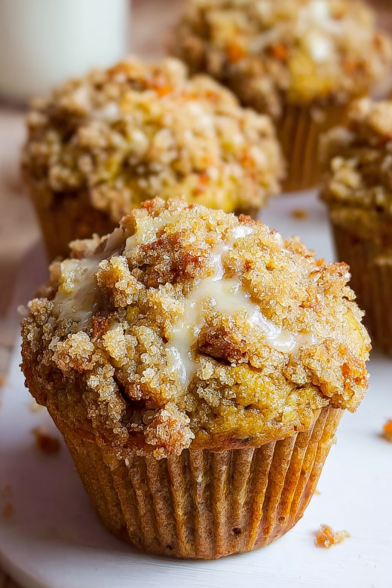 Best Carrot Cake Muffins with Cream Cheese Filling - Tasty Home Cooks