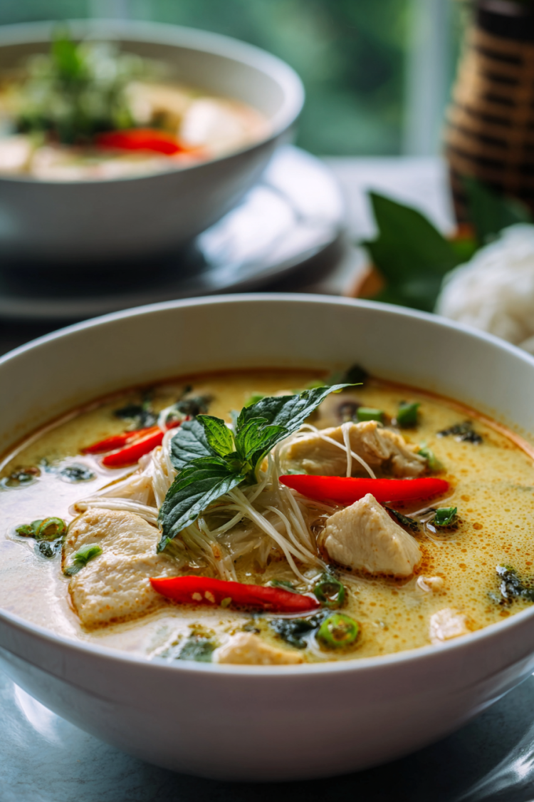 Easy Thai Chicken Soup Recipe (Ready in 25 Minutes!) - Tasty Home Cooks