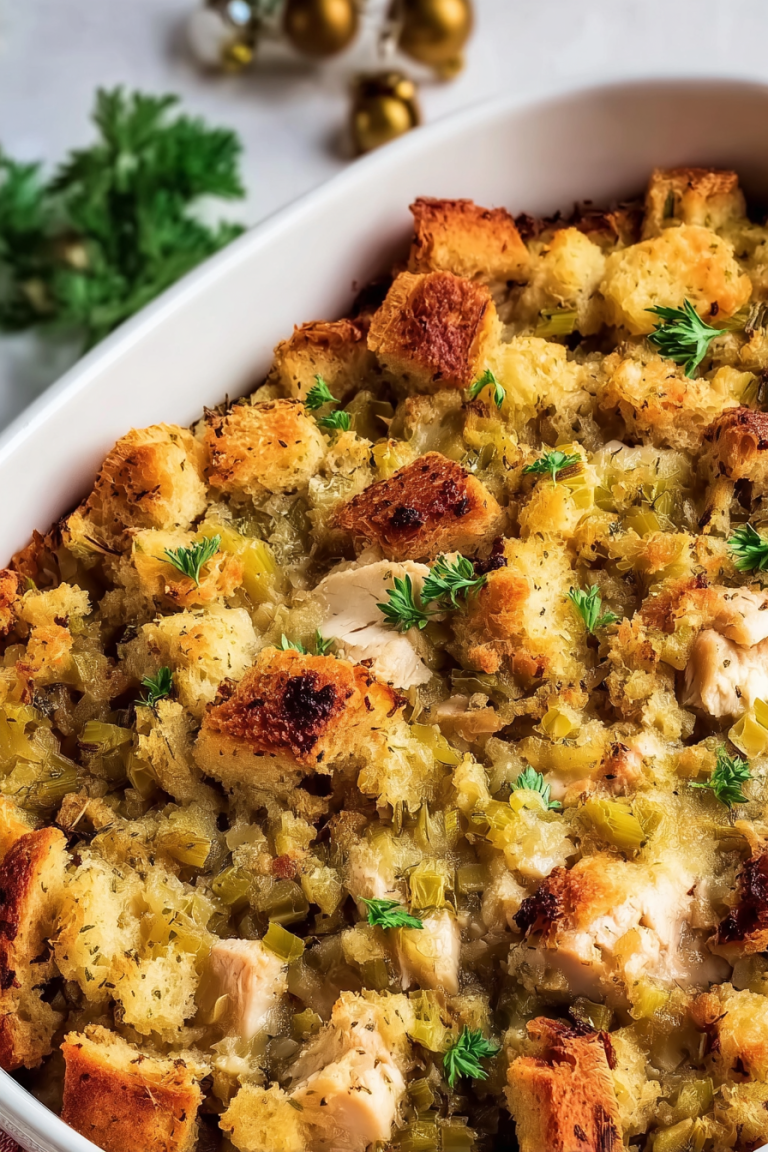 Easy Chicken and Stuffing Casserole Recipe | Quick Dinner - Tasty Home ...