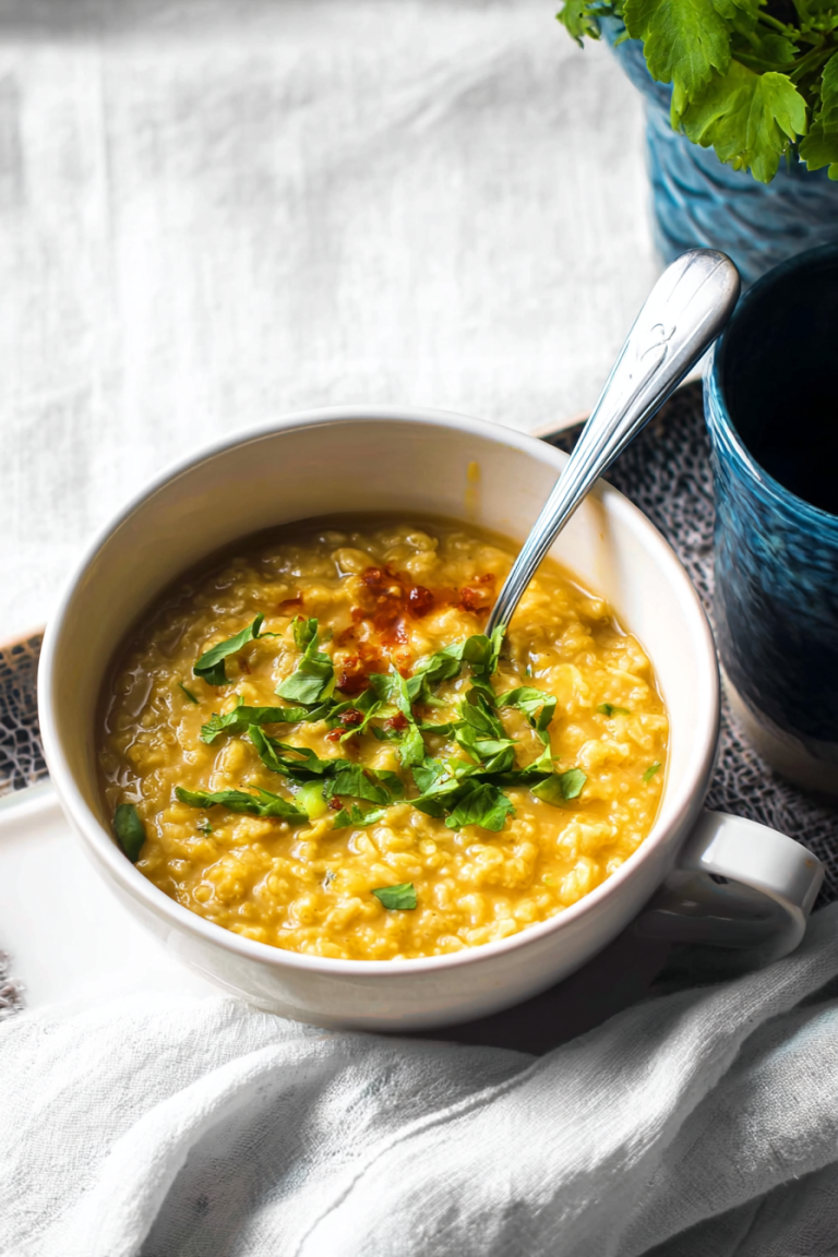 High-Protein Savory Oatmeal Recipe (Easy & Filling) - Tasty Home Cooks