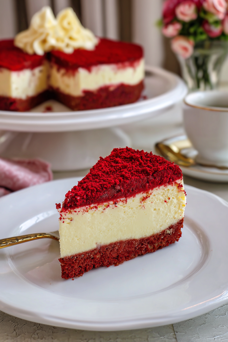 Red Velvet Cheesecake Recipe | Easy & Delicious - Tasty Home Cooks