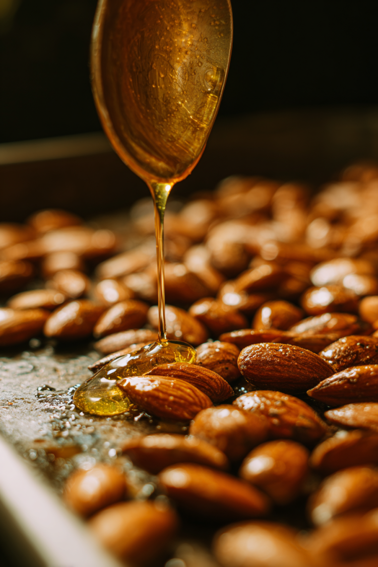 Sweet and Spicy Roasted Almonds Recipe (Easy!) - Tasty Home Cooks