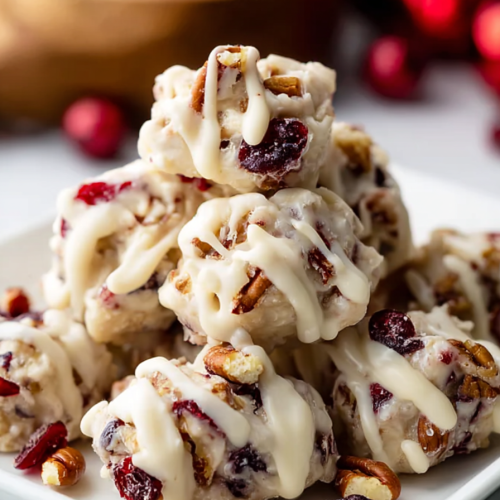 White Chocolate Cranberry Pecan Clusters Recipe - Tasty Home Cooks