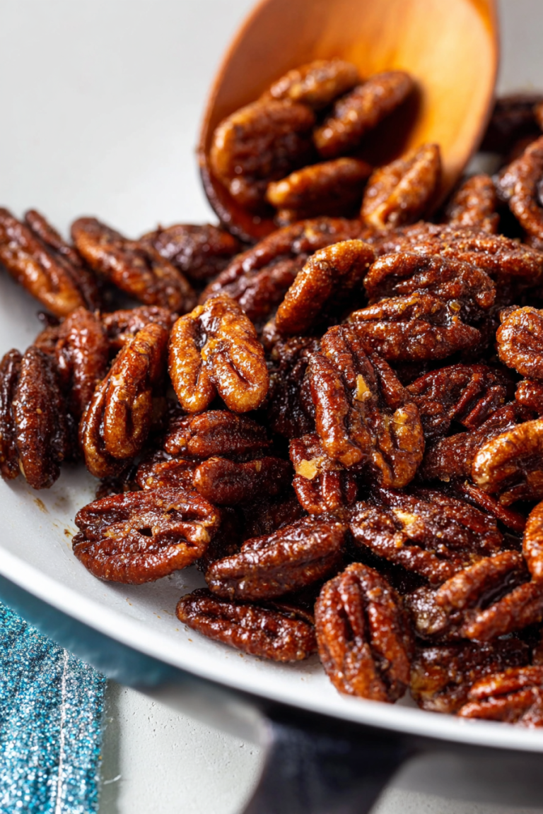 Easy Maple Candied Pecans Recipe - Ready in 25 Minutes - Tasty Home Cooks