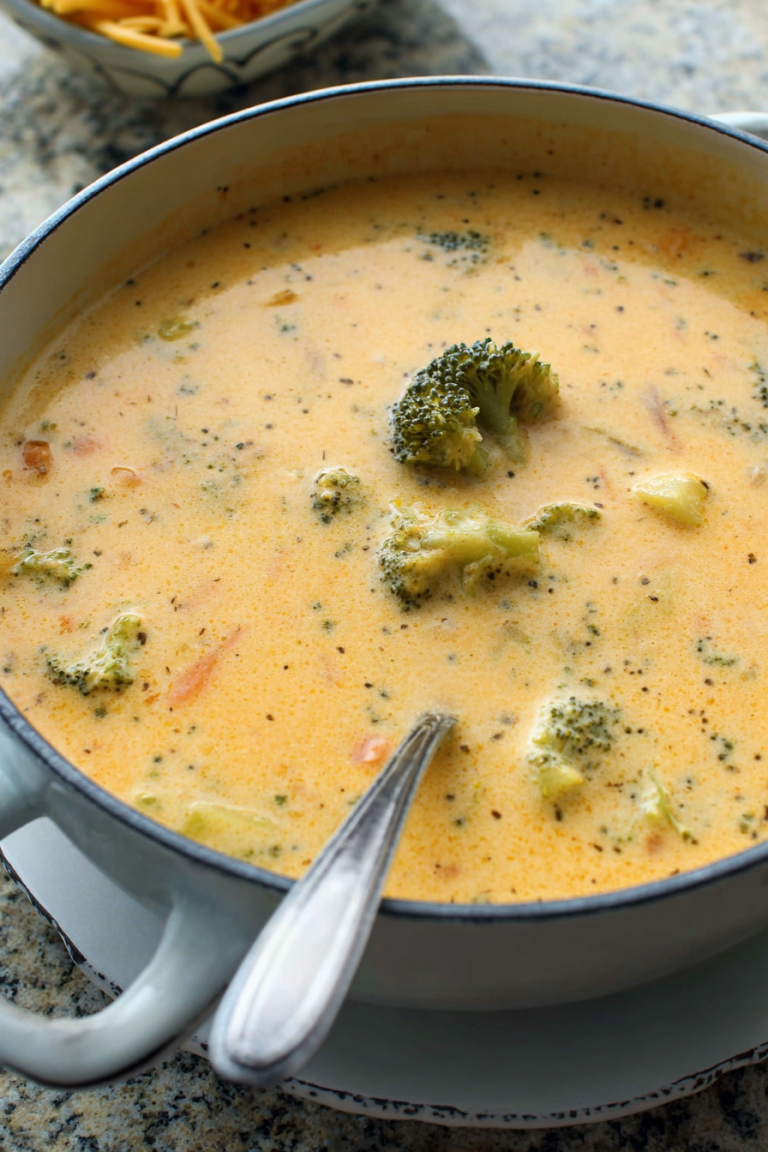 Easy 25-Minute Broccoli Cheddar Soup (Better Than Panera!) - Tasty Home ...