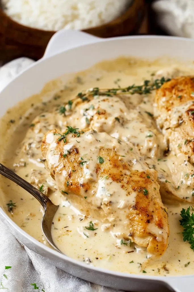Easy Creamy Ranch Chicken Recipe - Tasty Home Cooks